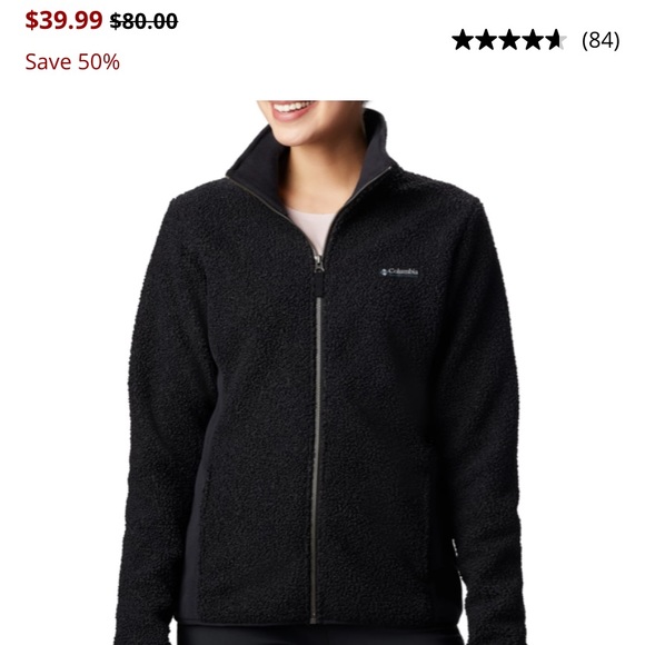 Columbia | Jackets & Coats | Columbia Full Zip Fuzzy Jacket | Poshmark